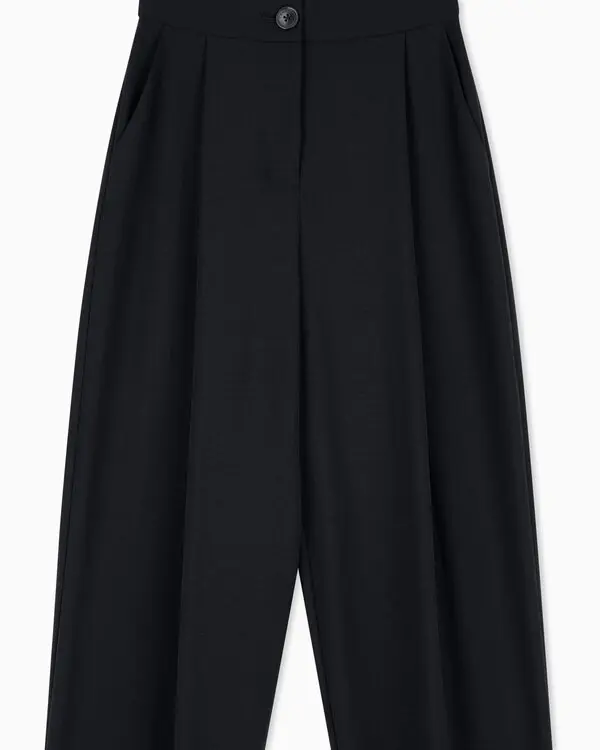 Armani Exchange Asv Fabric Pleated Trousers