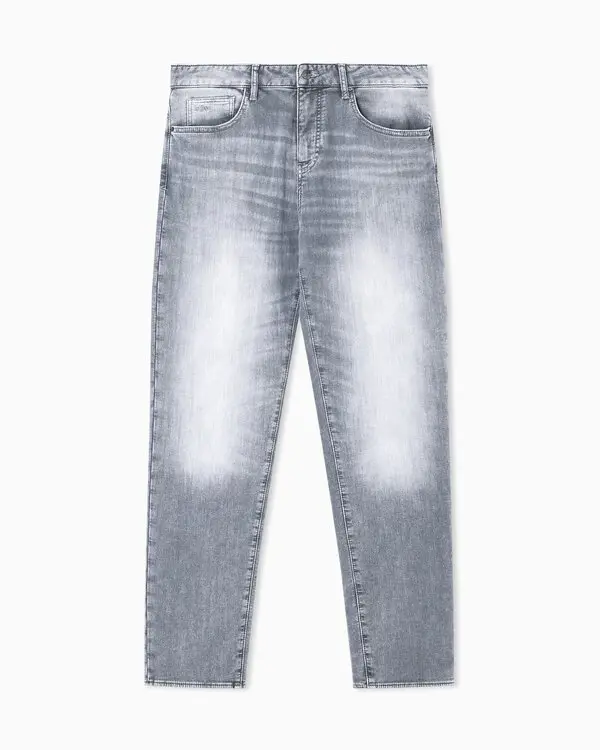 Armani Exchange Comfort Slim Fit Faded Denim Jeans