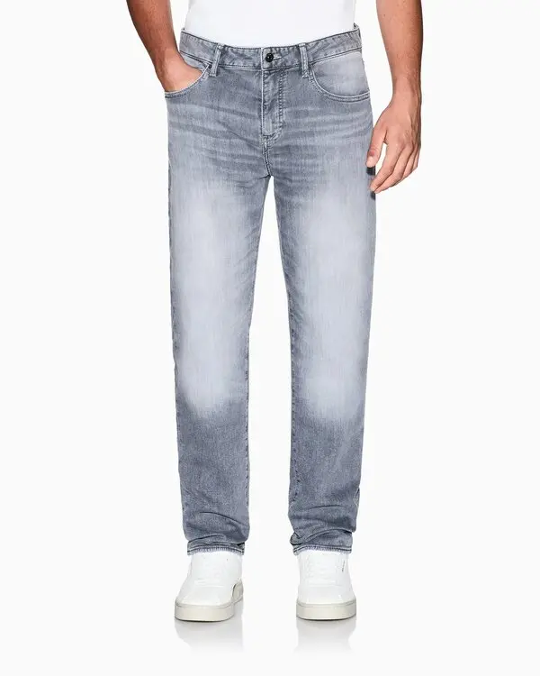 Armani Exchange Comfort Slim Fit Faded Denim Jeans