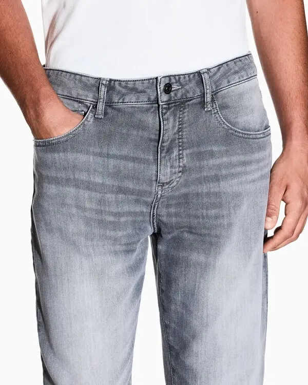Armani Exchange Comfort Slim Fit Faded Denim Jeans