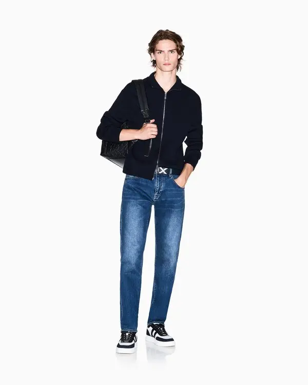 Armani Exchange Slim-fit Cotton Denim Jeans