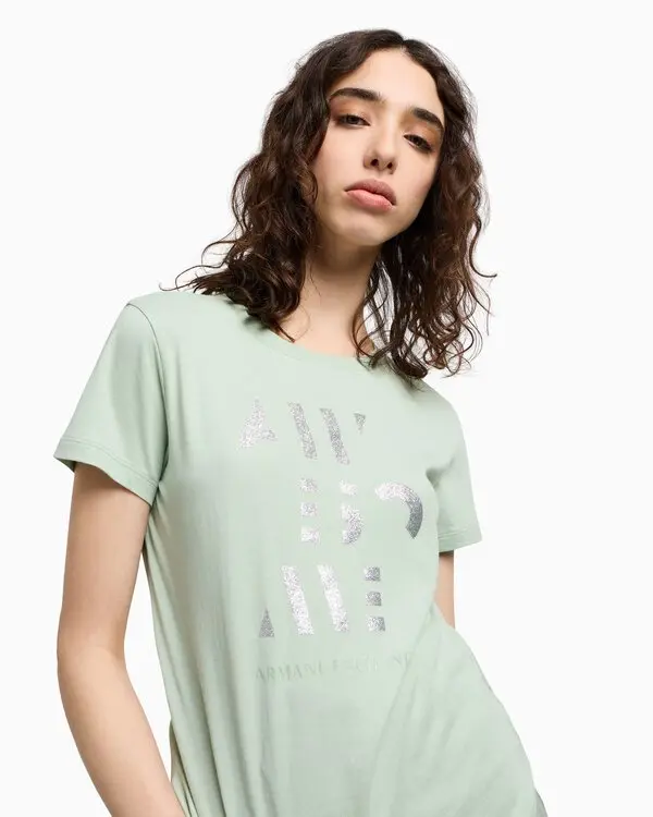 Armani Exchange Regular Fit Awesome T-shirt - Green