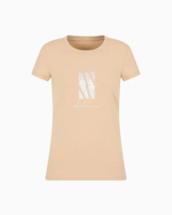 Armani Exchange Slim Fit T-shirt With Central Logo