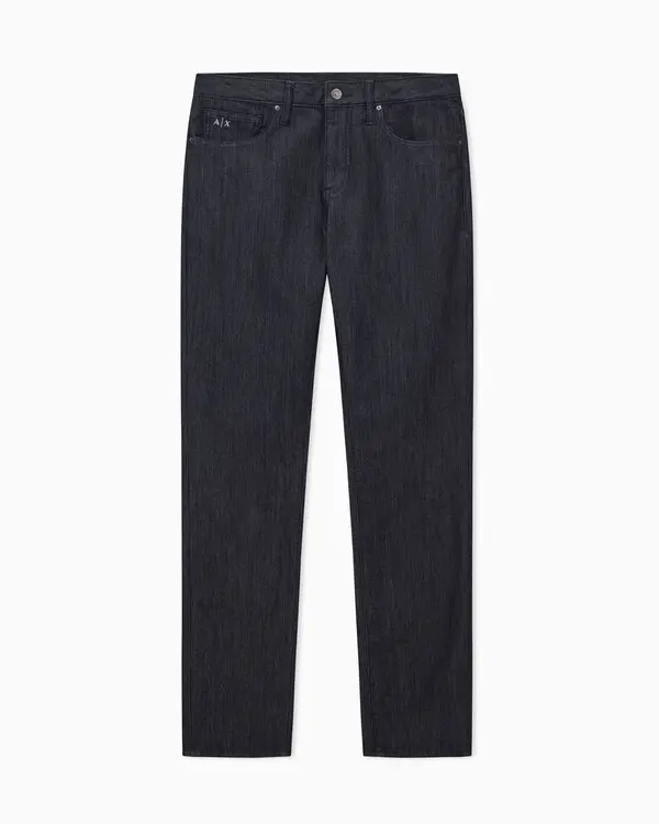 Armani Exchange Slim-fit Five-pocket Jeans In Stretch Denim Essential