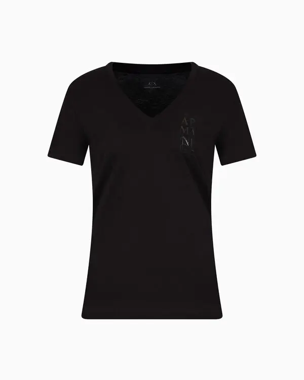 Armani Exchange Regular Fit T-shirt With V-neck