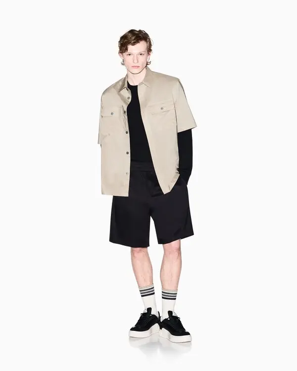 Armani Exchange Casual Cotton Poplin Shirt