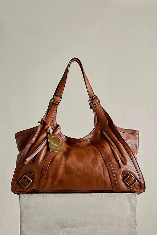 Free People We The Free Winged Tote Bag At - Saddle