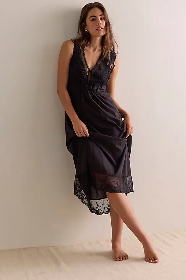INTIMATELY Stardust Nightie At - Black