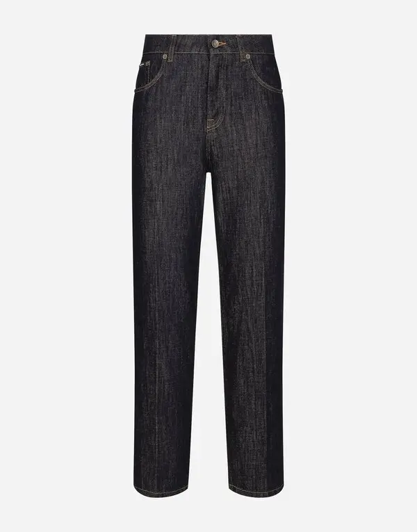 Dolce & Gabbana Embellished Denim Jeans - Blue
