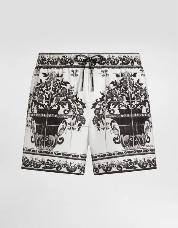 Dolce & Gabbana Printed Short Swim Boxer Shorts - Multicolor