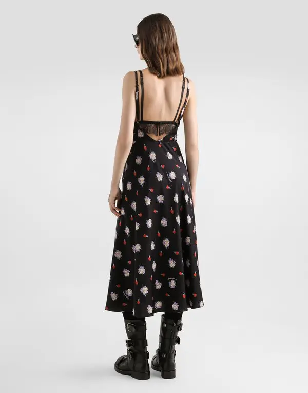 Dolce & Gabbana Floral Print Short Dress