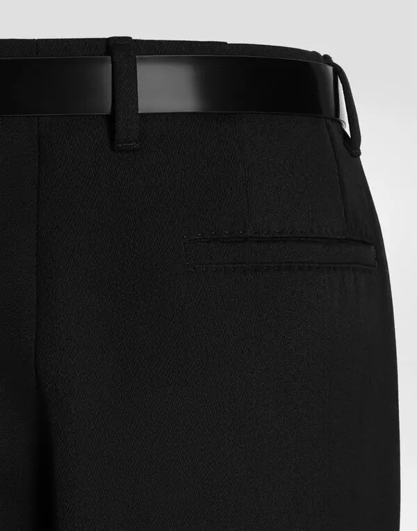 Dolce & Gabbana Wool Gabardine Trousers