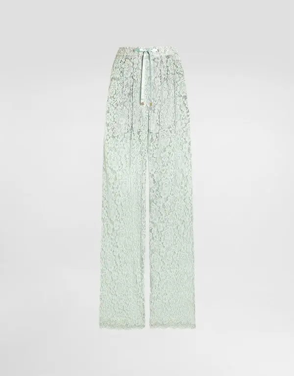 Dolce & Gabbana Lace Trousers Pants And Shorts Lace