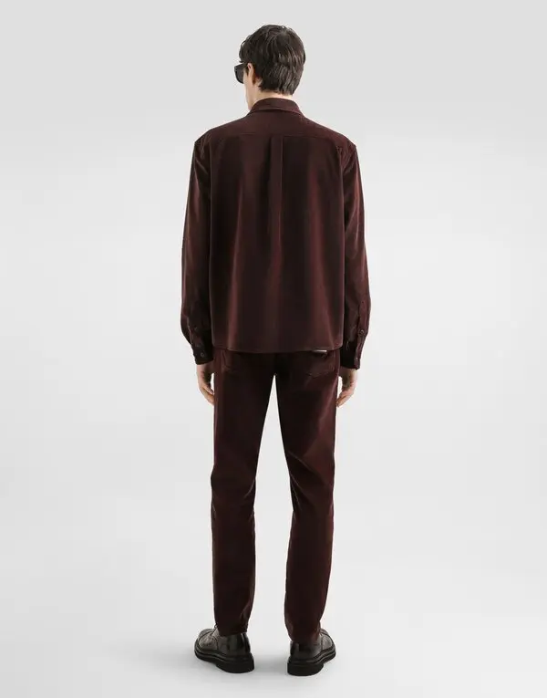 Dolce & Gabbana Fine-wale Corduroy Shirt Shirts