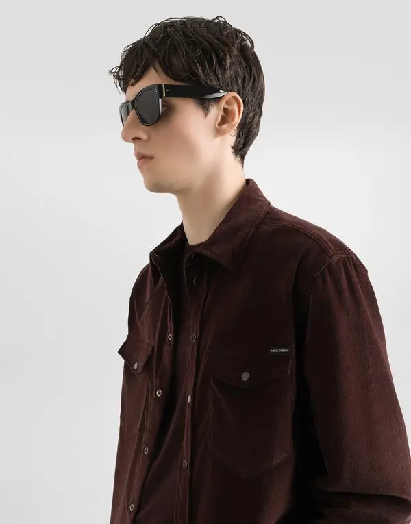 Dolce & Gabbana Fine-wale Corduroy Shirt Shirts