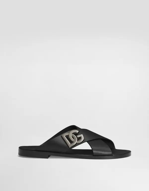 Dolce & Gabbana Sandalo Sandals And Slides - Black