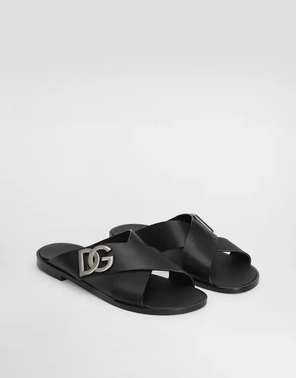Dolce & Gabbana Sandalo Sandals And Slides - Black