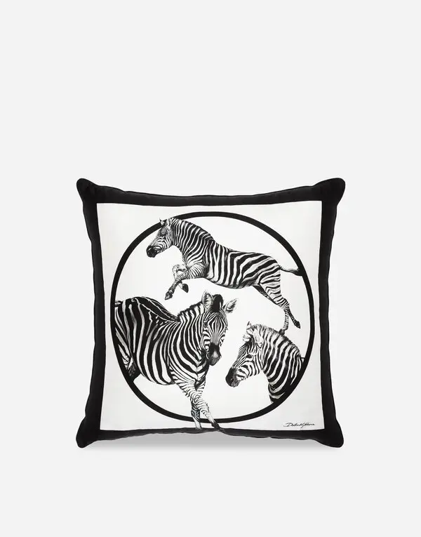 Dolce & Gabbana Silk Twill Cushion Medium Medium Cushions