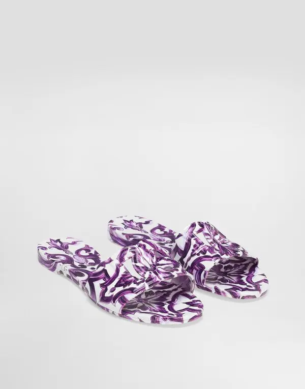 Dolce & Gabbana Beachwear Slides And Mules - Multicolor