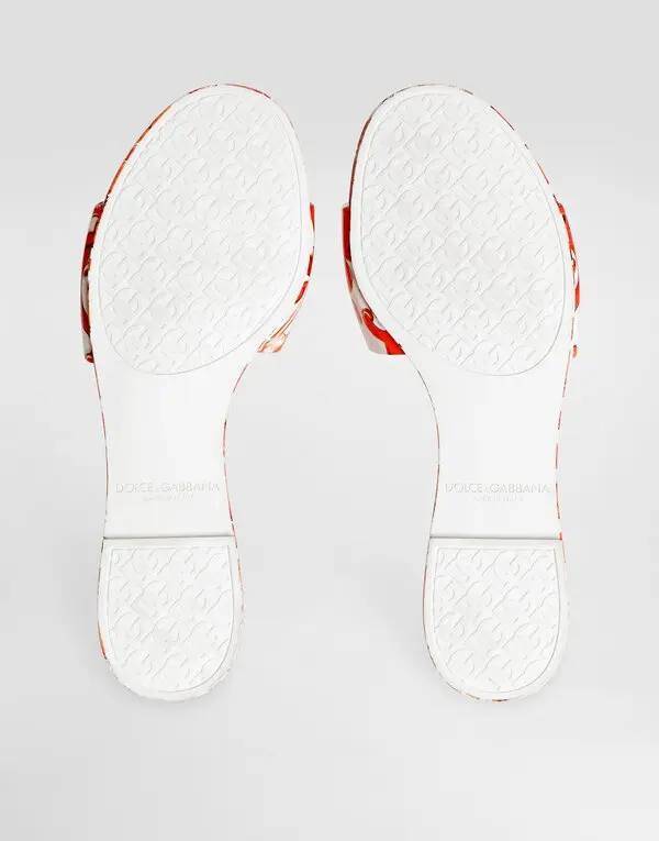 Dolce & Gabbana Beachwear Slides And Mules - Multicolor