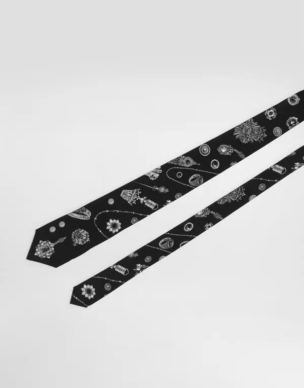 Dolce & Gabbana Jewelry- Silk Neck Tie - Print