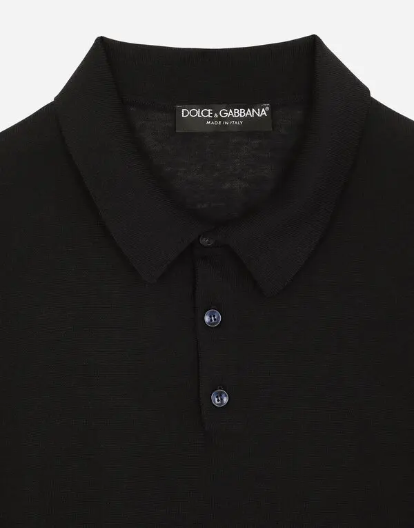 Dolce & Gabbana Extra-fine Cashmere Polo-shirt Sweaters And Cardigans Cashmere