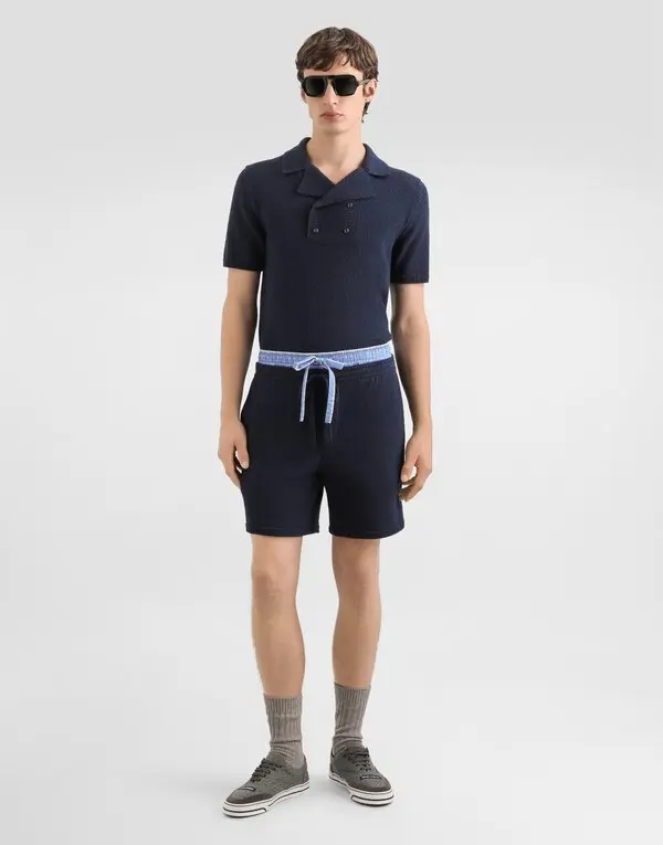 Dolce & Gabbana Striped Poplin Bermuda Shorts Pants And Shorts Multi-colored