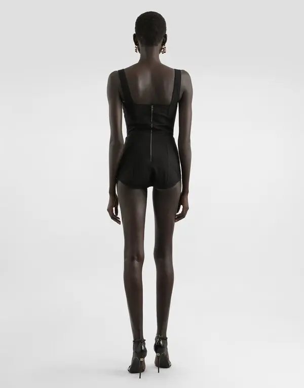 Dolce & Gabbana Corset Bodysuit Shirts And Tops Satin