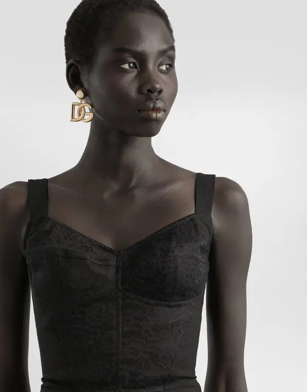 Dolce & Gabbana Corset Bodysuit Shirts And Tops Satin
