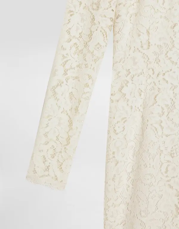 Dolce & Gabbana Cordonetto Lace Dress Dresses - White