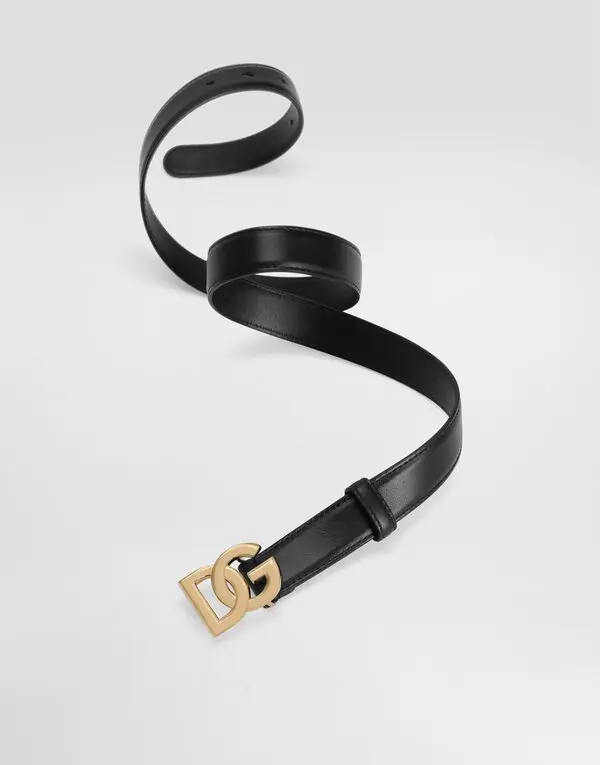 Dolce & Gabbana Cintura Logata Belts Leather - Black