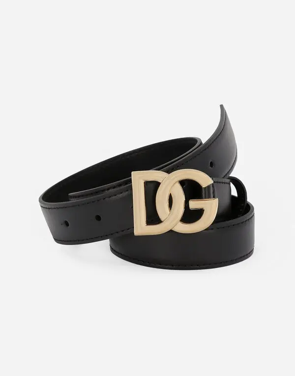 Dolce & Gabbana Logo Belt - Black