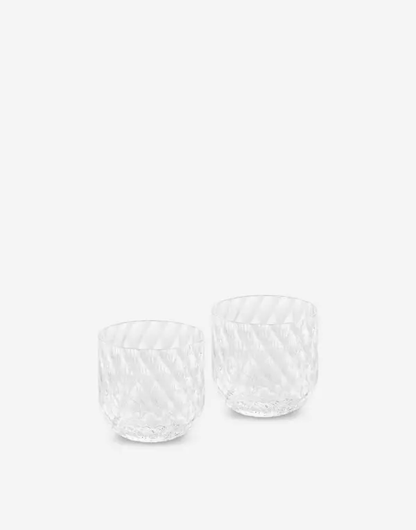 Dolce & Gabbana Set 2 Hand-blown Murano Shot Glasses Cocktail Glasses - Multicolor