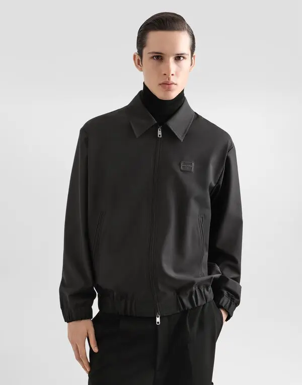 Dolce & Gabbana Giubbotto Coats And Jackets Gray