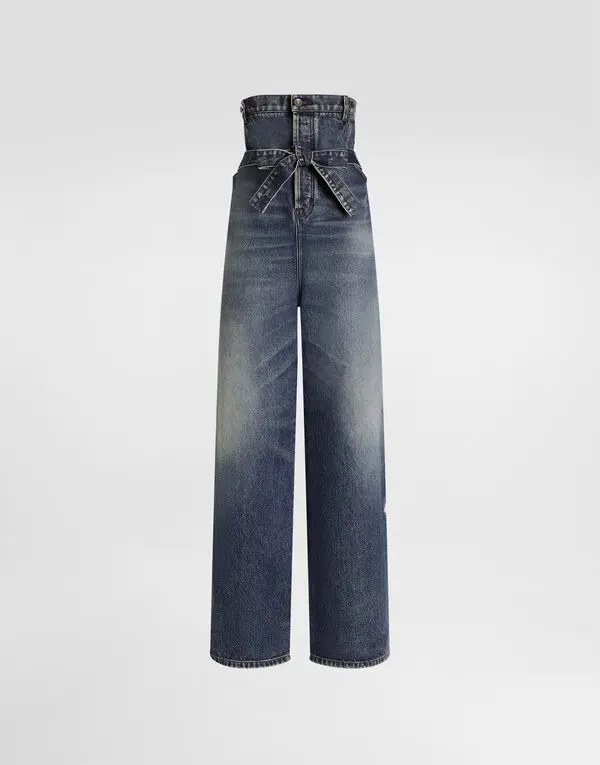 Dolce & Gabbana Denim Trousers Pants And Shorts Multi-colored - Multicolor