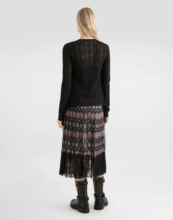 Dolce & Gabbana Lace Cardigan Sweaters And Cardigans