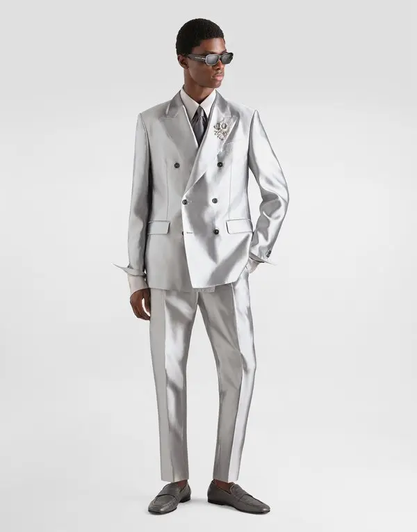 Dolce & Gabbana Silk Shantung Trousers