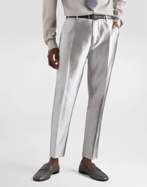 Dolce & Gabbana Silk Shantung Trousers