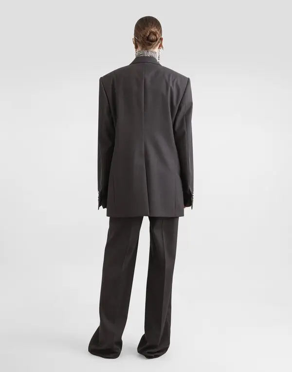 Dolce & Gabbana Draped Sequined Turtle-neck Top Shirts And Tops