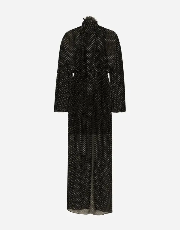 Dolce & Gabbana Majolica- Organzine Long Dress - Print