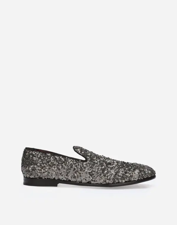 Dolce & Gabbana Sequined Loafers