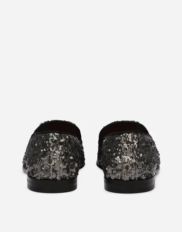 Dolce & Gabbana Sequined Loafers