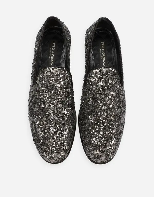 Dolce & Gabbana Sequined Loafers