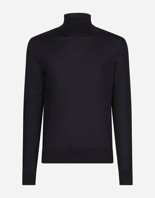 Dolce & Gabbana Cashmere And Silk Turtle-neck Sweater Sweaters And Cardigans Cashmere