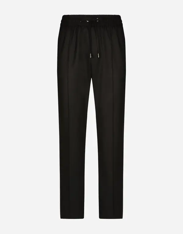Dolce & Gabbana Embroidered Linen Vanity Bermuda - Black