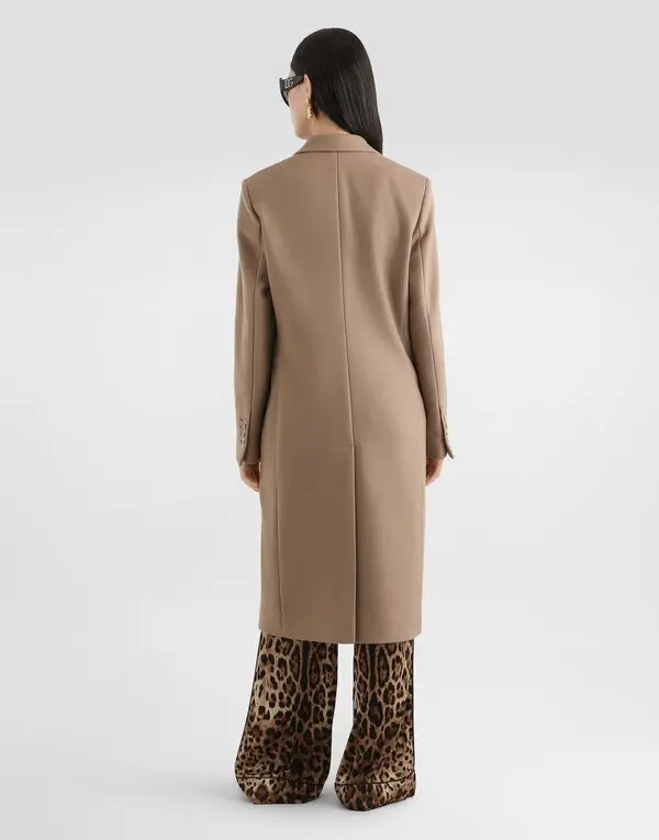 Dolce & Gabbana Double-breasted Cashmere Coat Coats And Jackets