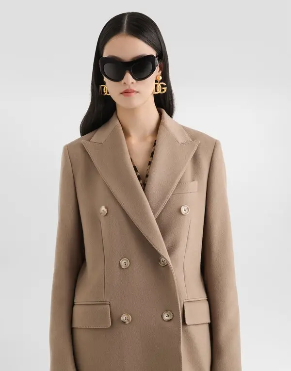 Dolce & Gabbana Double-breasted Cashmere Coat Coats And Jackets
