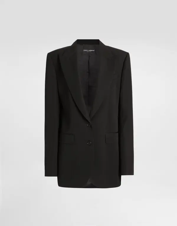 Dolce & Gabbana Wool Gabardine Jacket Blazers
