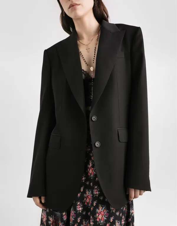 Dolce & Gabbana Wool Gabardine Jacket Blazers