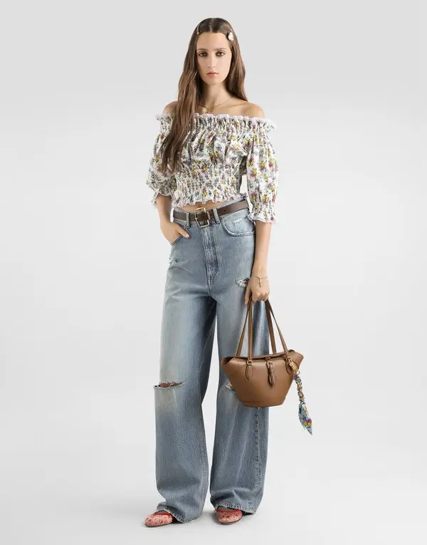 Dolce & Gabbana 5-pocket Denim Trousers Denim And Jeans Multi-colored